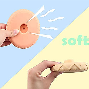 8 Pcs Stacking Rings Soft Toys for Babies 6 Months and up Old Girls Boys - Toddlers Sensory Educational Montessori Baby Blocks - Developmental Teething Learning Stacker