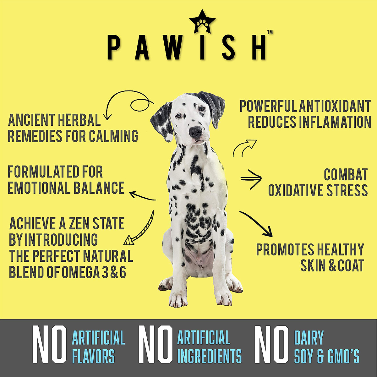 Calming Treats for Dogs with Organic Hemp Oil, Tryptophan, Chamomile, Passion Flower & Valerian - Stress & Anxiety Relief for Separation, Travel, Fireworks, Storms and Barking - 120 Soft Chews