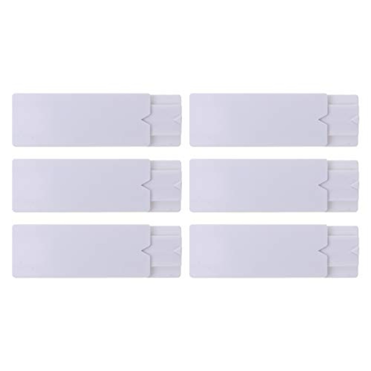 TOYANDONA 6pcs Self Adhesive Power Strip Holder Surge Protector Fixator Cable Management System Wall Mount for WiFi Router Tissue Box Remote Control