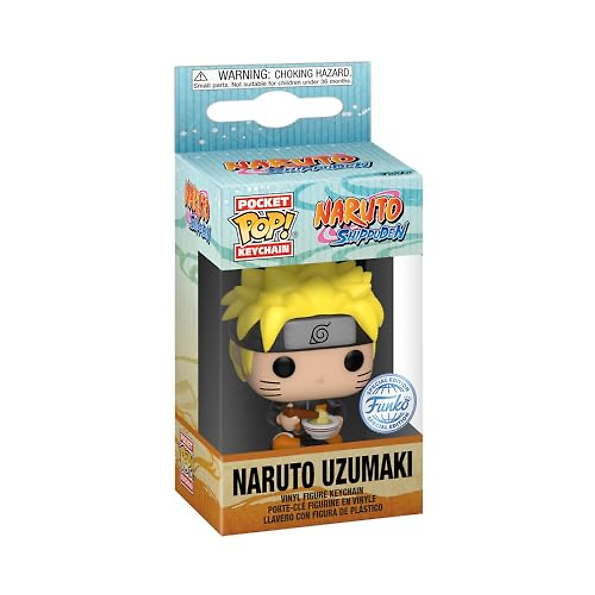 Funko Pop! Keychain: Naruto Uzumaki - Naruto Uzumaki With Noodles Novelty Keyring - Collectable Mini Figure - Stocking Filler - Gift Idea - Official Merchandise - Anime Fans - Backpack Decor