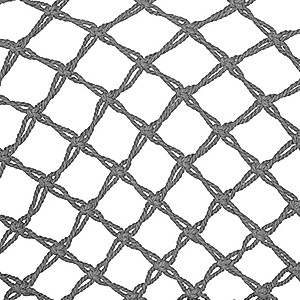 Lazy Daze Hammocks Hanging Chair Macrame Chair with Hardware Kits, Handwoven Cotton Rope Hammock Chair for Bedroom Indoor Outdoor Patio Yard Deck Garden, 300 Pounds Capacity, Gray