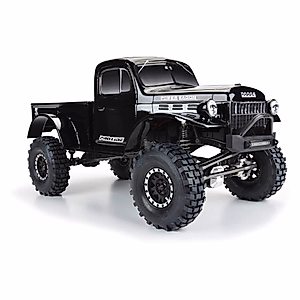 Pro-line Racing 1946 Dodge Power Wagon Black 12.3 WB Crawlers PRO349918 Car/Truck Bodies Wings & Decals