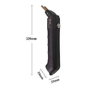 Pakowin Plastic Welder Machine, 70W Handheld Hot Stapler Welding Gun for Car Bumper Repair, with Carry Case and 205 Staples (5 Types)