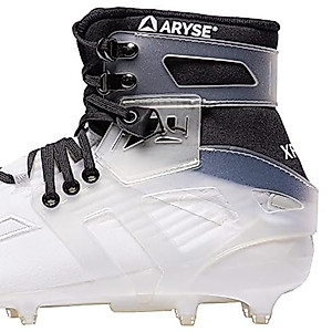 ARYSE XFAST - Cleat Ankle Brace & Stabilizer - Superior Ankle Support for Men and Women. Football, Soccer, Lacrosse, Rugby & More - (Medium, Frosted, Pair)