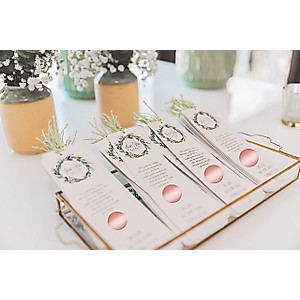 Royal Green Rose Gold Stickers Dots 1 inch - Round Envelope Seals for Baby Shower, Girl Birthday Party, and Decor 25MM - 1200 Pack