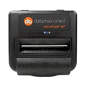 Datamax-O'Neil 200360-100 microFlash 4t Portable Direct Thermal Printer 203 dpi 4 Inch Print Width 25 Inches per Second MF4TE and Bluetooth (Certified Refurbished)