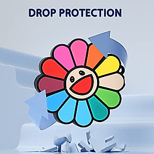 Besoar for AirPods Pro 2019/Pro 2 Gen 2022 Case Cartoon Cute Kawaii Silicone Cases for Apple AirPod Air Pods Pro Design Cover Cool Unique Fun Funny Soft Coves for Girls Girly Boys(Chromatic Flowers)