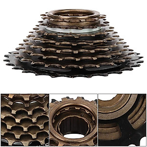 Yosoo Health Gear 8 Speed Freewheel Threaded, 8 Speed Cassette, Bike Freewheel 8 Speed 11-28t, Bike Cassette Screw on Freewheel Mountain Bike Freewheel Set