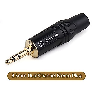innomaker 2-Pack 5ft 3.5mm Stereo to XLR Balanced Male Cable with 24 AWG Copper Wire