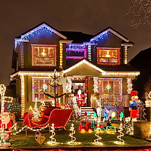 Easter Decorations Lights, 66ft 200 LED Easter Pastel String Lights, Clear Wire Twinkle Fairy Tree Lights Indoor Outdoor, 8 Modes Plug-in Christmas Lights for Bedroom Garden Party Decor