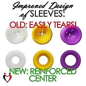 LeLuv Black Automatic Smart Programmable iPump Male Vacuum Pump That Records Your Vacuum Level with Clear 8 Inch Length Cylinder, 3 Pack Premium Large Sleeves