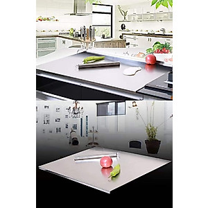 27.5x19.7 Inch Cutting Boards 304 Stainless Steel Chopping Board Baking Board Pastry Board Extra Large Cutting Board For Kitchen Meat Vegetable Fruit Fish Cheese Bread, Easy to Clean Cutting Mats