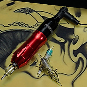 Tattoo Kit, Wormhole Tattoo Gun Kit Tattoo Machine Kit 20 Tattoo Cartridge Needles 10 Inks with Foot Pedal, Power Supply, RCA Tattoo Cord, Tattoo Machine for Tattoo Artists and Beginners WTK079