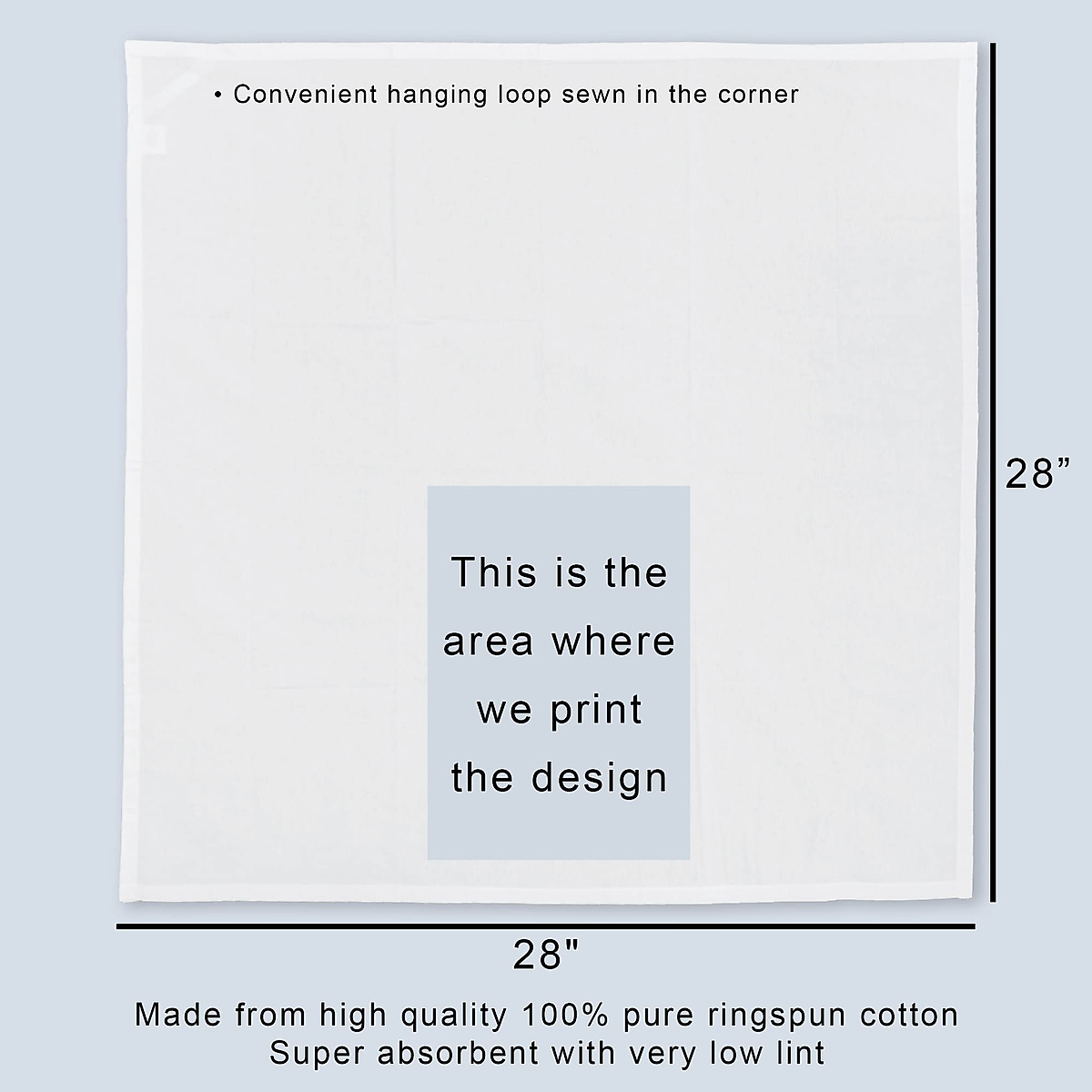 Personalized Kitchen Towel for BBQ Kings - Funny Kitchen Towels Set. 100% Pure Ringspun Cotton, Super Absorbent Kitchen Towels - Chef Design, Kitchen Décor