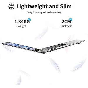 SGIN 15.6 Inch Laptop, 4GB DDR4 128GB SSD Laptops with Celeron N4020C(up to 2.8 GHz), Intel UHD Graphics 600, Webcam, Mini HDMI, WiFi, USB3.0, Bluetooth 4.2