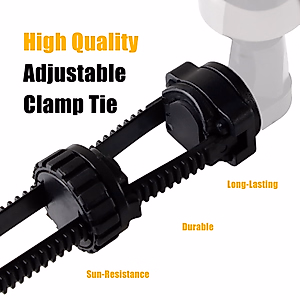 CyclingDeal Adjustable Clamp Tie Bike Bell Bicycle Horn 360 Degree Rotatable Bracket Universal Fit Design– Ideal for Road MTB Hybrid and E-Bikes - Loud Clear Crisp Sound