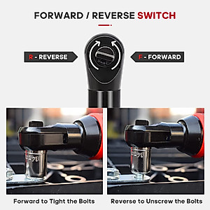 FAHKNS 3/8 Cordless Electric Ratchet Wrench Wrenches Set 45 N.m 400RPM Power 12V 1300mAh, 2 Sockets (10mm 12mm) And Charger Trigger Angle Tool (6 Sets)