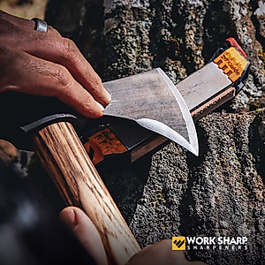 Work Sharp Guided Field Sharpener, Compact Travel Hunting Knife Sharpener Tool