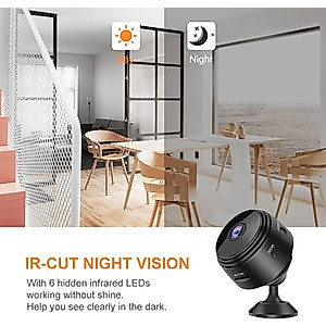 Enzemit A9 Mini Camera WiFi 1080P HD IP Camera Home Security Magnetic Wireless Mini Camcorder Micro Video Surveillance Camera with IR Night Vision