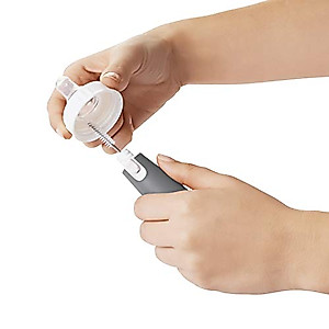 OXO Tot Travel Size Drying Rack with Bottle Brush- Gray