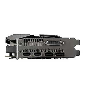 ASUS ROG-STRIX-GTX1080TI-O11G-GAMING GeForce 11GB OC Edition VR Ready 5K HD Gaming HDMI DisplayPort DVI Overclocked PC GDDR5X Graphics Card