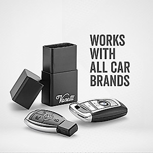 VONETTI Alpha Shield Originale - Premium RFID Signal Blocker Box - Smart Car Key Faraday Signal Protector, Keyless Go RFID Blocking Case, Crypto Wallet Safe Box, Signal Blocker Faraday Tin (Black)