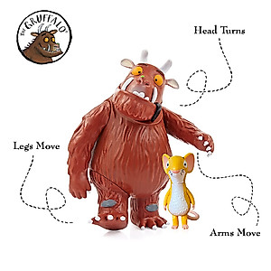 Julia Donaldson The Gruffalo and Mouse Twin Pack Collectable Action Figures | Articulated Character Play | Official Toys and Gifts from The Books, TV and Animation Movie Series