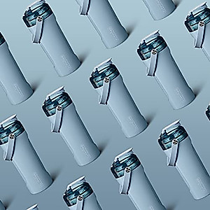 BrüMate MultiShaker Blender Shaker Bottle | 100% Leakproof Insulated Stainless Steel Shaker Bottle | Protein Shaker Bottle, and Pre Workout Bottle for the Gym | 26oz (Denim)