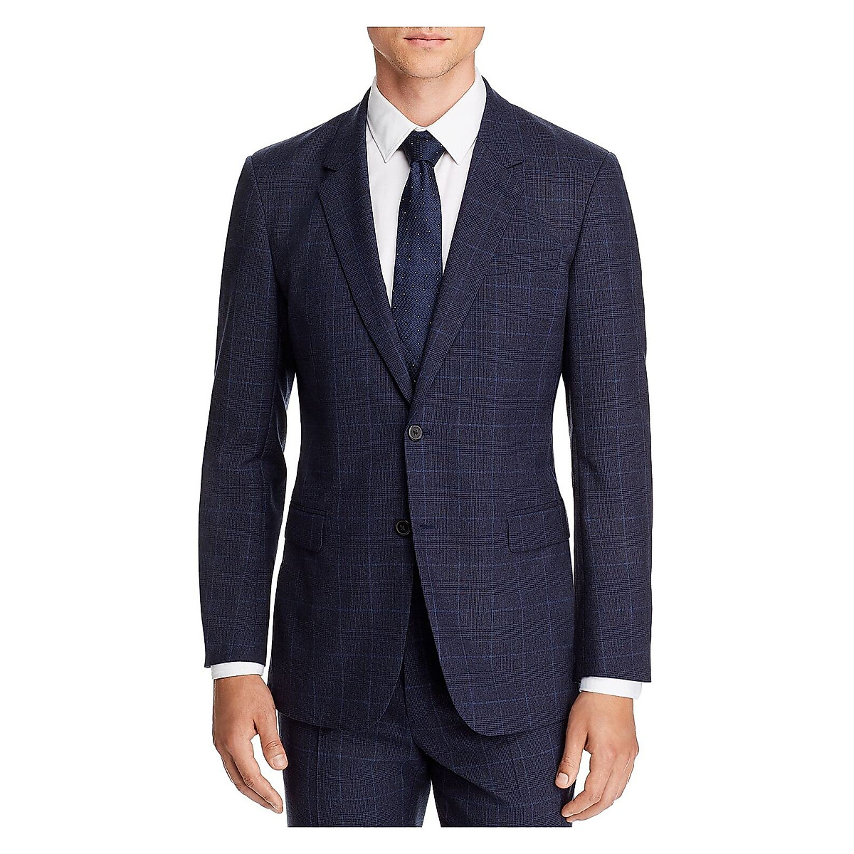 Theory Men's Chambers Kardova Check Jacket, Eclipse Multi, 44