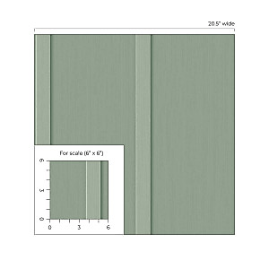 NextWall Faux Board and Batten Peel and Stick Wallpaper (Sage Green)