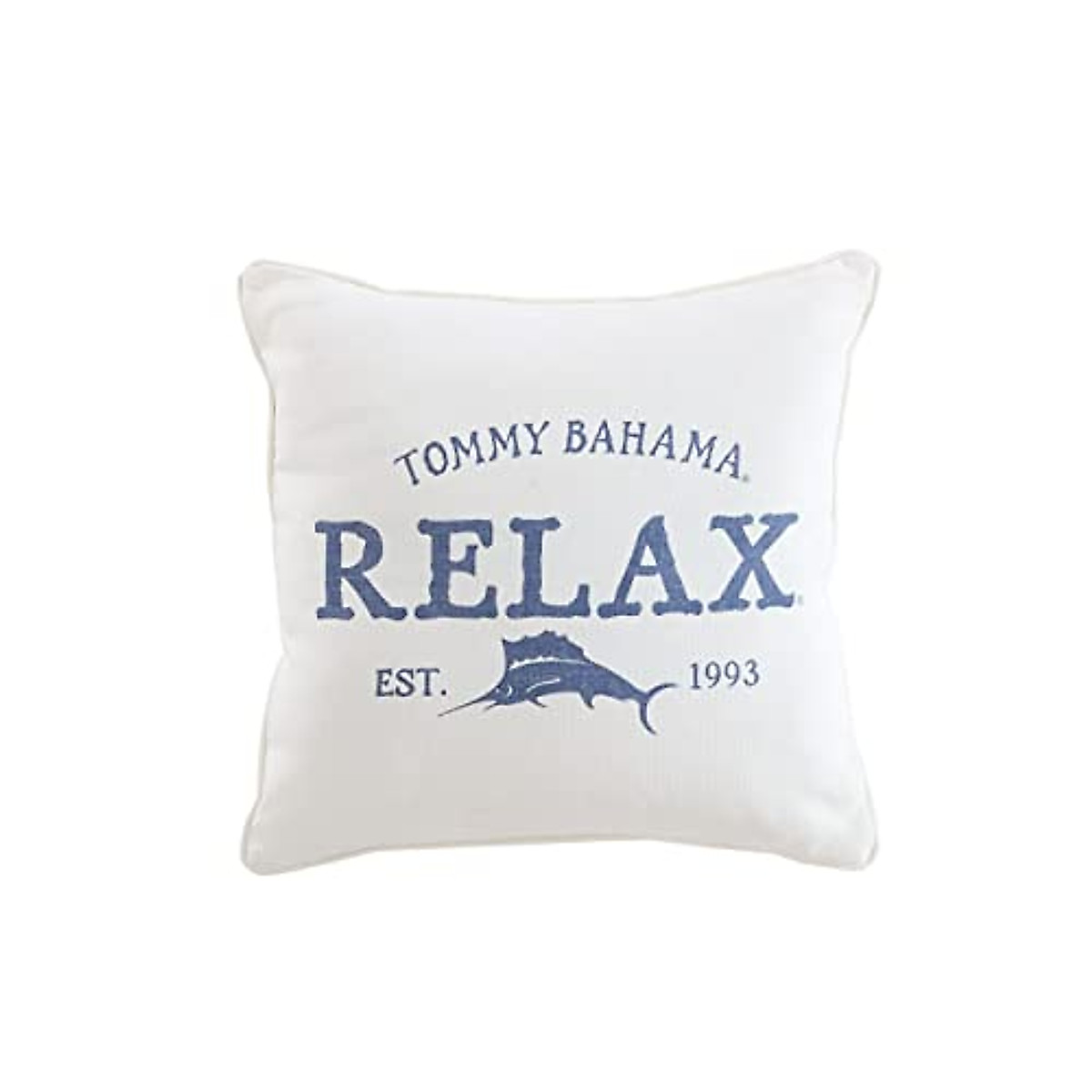 Tommy Bahama - King Comforter Set, Reversible Cotton Bedding with Matching Shams & Bonus Throw Pillows, All Season Home Decor (Raw Coast Blue, King)