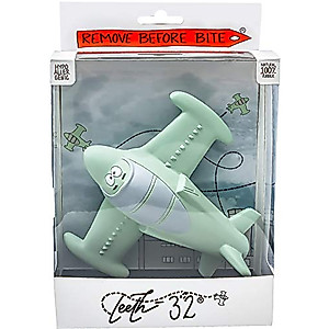 Chewy, The Teeth-32 Airplane Teething Toy 100% Natural Havea Rubber