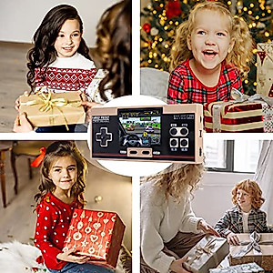 Handheld Game for Kids Built-in 348 HD Classic Retro Video Games USB Rechargeable 3.0 Inch Childrens Travel Electronics Toys Portable Game Player Gift for Boys and Girls Ages 4-8-12