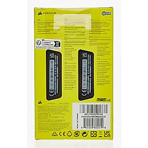 CORSAIR VENGEANCE DDR5 RAM 32GB (2x16GB) 6400MHz CL32 Intel XMP iCUE Compatible Computer Memory - Black (CMK32GX5M2B6400C32)