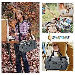 Acrylic Paint Storage, Paint Organizer and Storage, Art Supply Organizer, Art Tote Bags, Craft Paint Storage, Paint Brush Holder, Paint Tube Storage for Apple Barrel Acrylic Painting, Palette Board