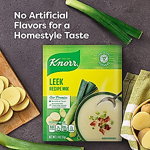 Knorr Soup Mix and Recipe Mix For Soups, Sauces and Simple Meals Leek No Artificial Flavors 1.8 oz, Pack of 12