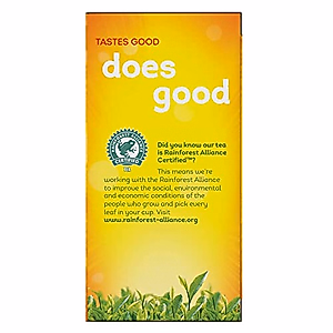 Lipton Decaffeinated Black Enveloped Tea Bags, 72 Count (Pack of 6)