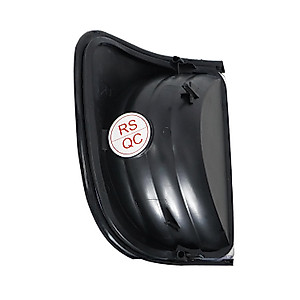 SPEC-D TUNING Black Housing Clear Lens Corner Lights Compatible with 1992-2006 Ford Econoline Van E150 E250 L+R Pair Assembly