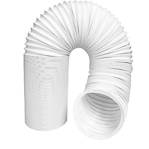 Portable Air Conditioner Hose 5 Inch Diameter,Portable AC Hose Exhaust Vent With Anti-Clockwise Thread Length up to 80 Inches…