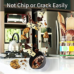 TP Unbreakable Soup Bowls, 10 Ounce Melamine Bowls Set, 4.5" Cereal Bowl, Black Bowls for Cereal Soup Rice Pasta Salad Oatmeal, Chip Resistant, Set of 6