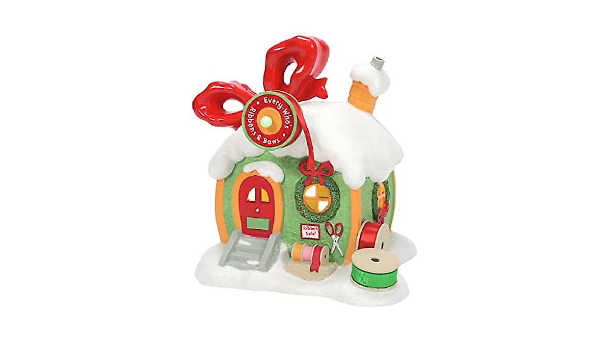 Shop the Grinch Village Every Who's Ribbon & Bows Building