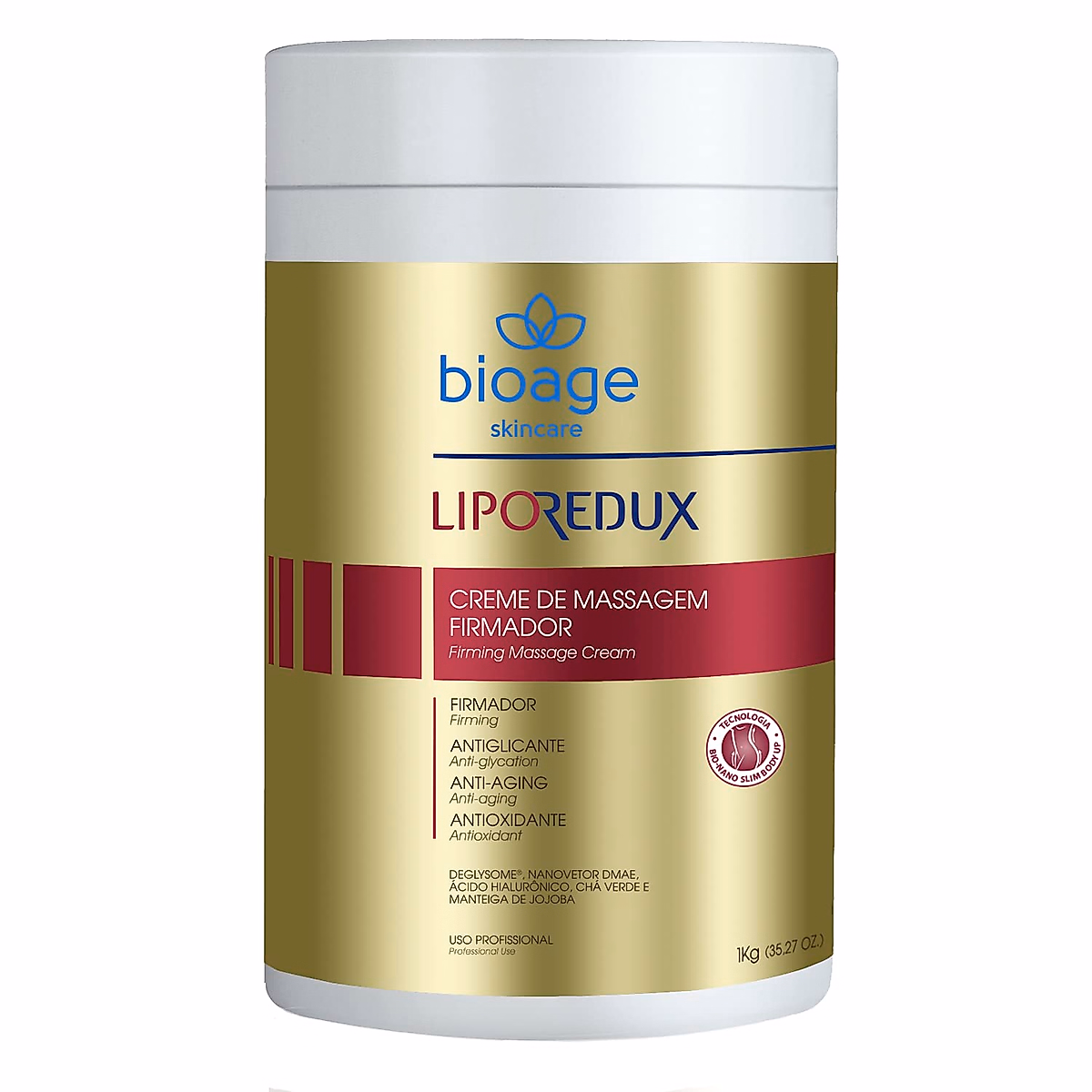 Bioage - Tightening / Firming Massage Cream with Hyaluronic Acid and Jojoba Butter – Antioxidant and Anti-Aging (35 Oz)