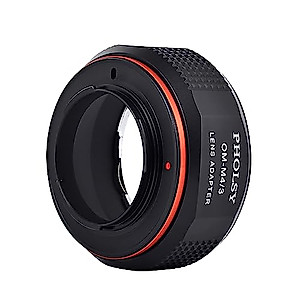 PHOLSY Lens Mount Adapter OM to MFT Compatible with Olympus Zuiko OM Mount Lens to Micro Four Thirds (M4/3 Micro 4/3) Mount Camera Body Compatible with Olympus Panasonic Lumix Cameras OM to M4/3