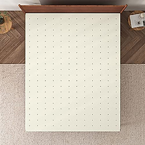 NapQueen 2 Inch Ventilated Memory Foam Mattress Topper, CertiPUR-US Certified, Full, White