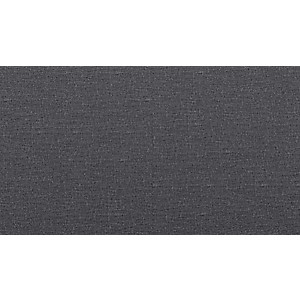 DHP Janford Upholstered Platform Bed with Modern Vertical Stitching on Rectangular Headboard, Queen, Gray Linen