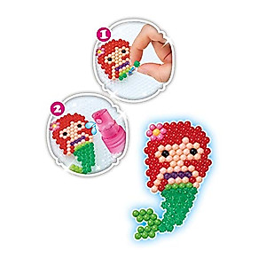 Aquabeads Disney Princess Creation Cube, Complete Arts & Crafts Bead Kit for Children - Over 2,500 Beads & Display Stand The Create Belle, Ariel, Tiana, Rapunzel and More