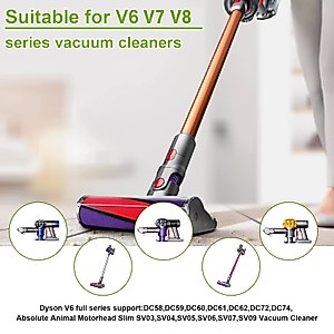 BTRUI [Upgrade] 3 in 1 for Dyson V6 V7 V8 Battery Adapter for Ryobi 18V ONE+ Battery, for Dyson SV03 SV04 SV09 DC62 DC59 SV10 V11 Vacuum Cleaner Converter (V6 V7 V8 Common)