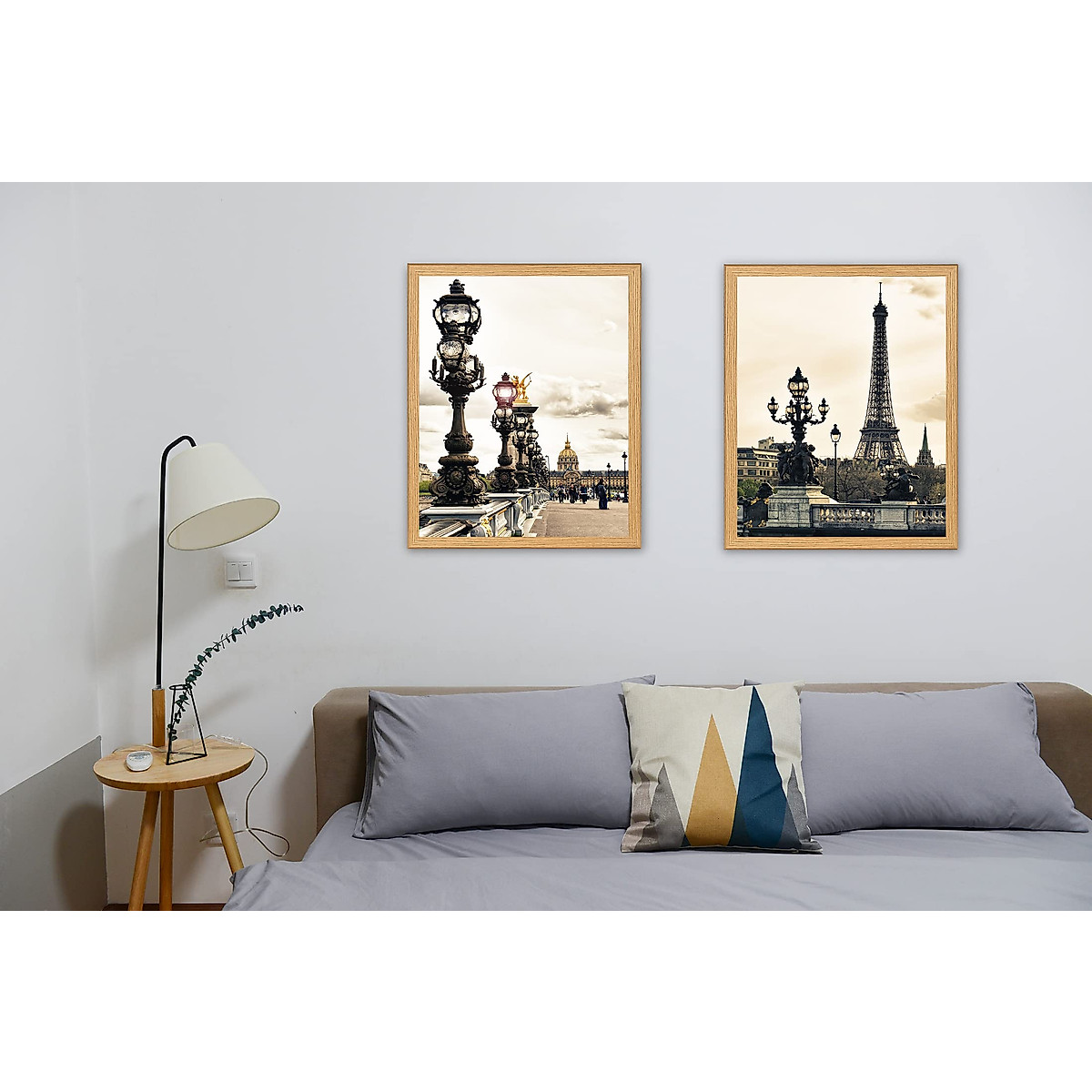 SEEDLING PHOTO FRAME 16x20 Frames Set of 3, 16x20 Picture Frames for Wall, Wooden Poster Frames with Plexiglass for Prints, Poster, and Art (Natural Wood)