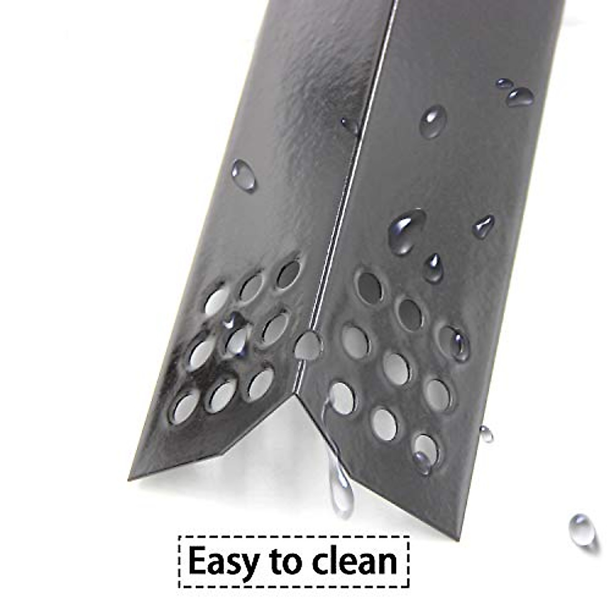 VICOOL Porcelain Steel Heat Plate Shield Replacement for Nexgrill 720-0830H,720-0783E, Grill Master 720-0697, 720-0737, 4-Pack