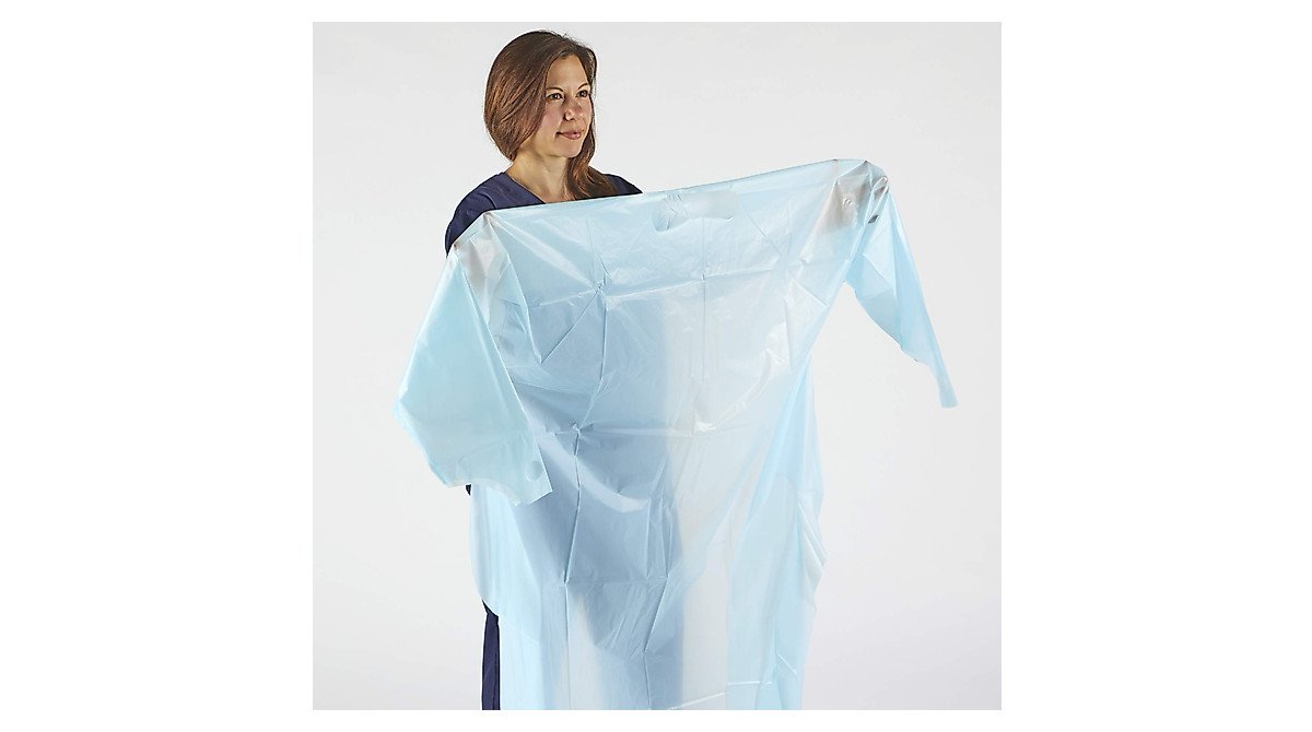 Hand2mind Level 1 Isolation Gowns - Disposable & Blue